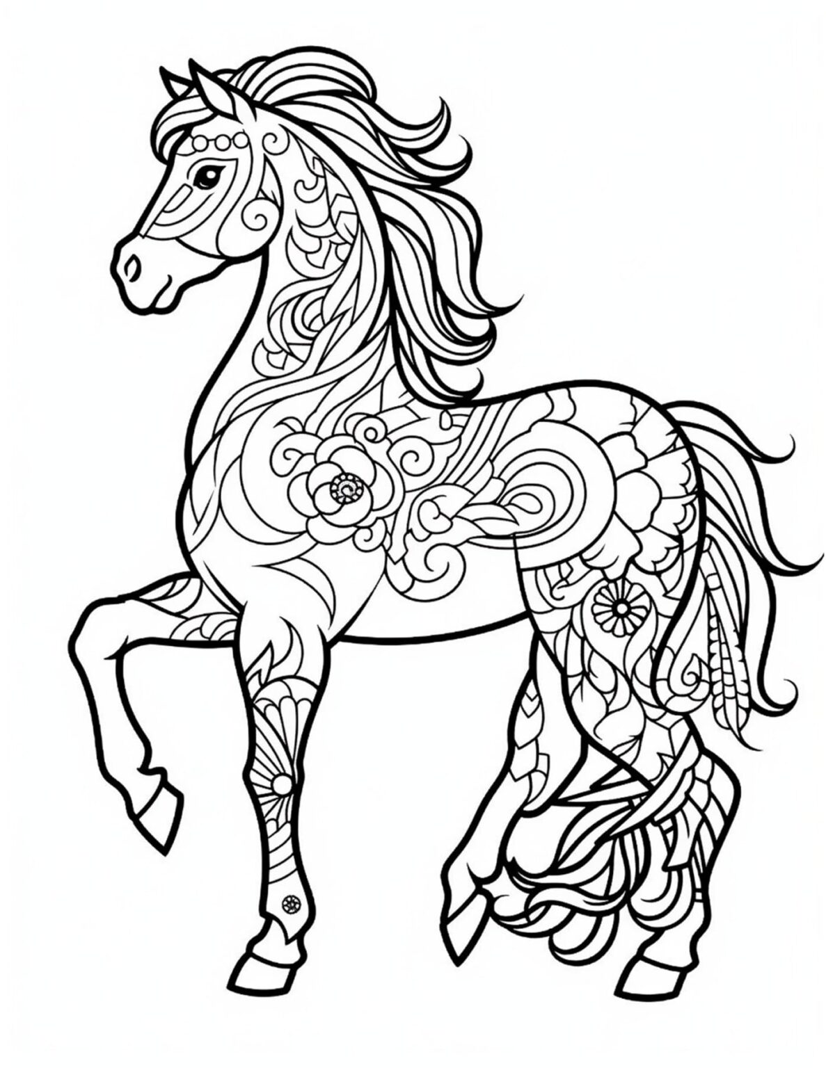 Free Animal Mandala Coloring Pages PDF Printable for Adults