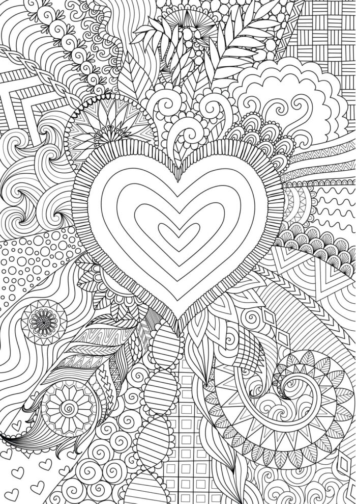 Animals Free Printable Adults Coloring Pages PDF