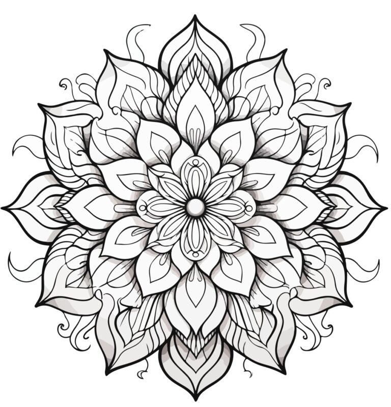Free Printable Mandalas Coloring Pages for Adults