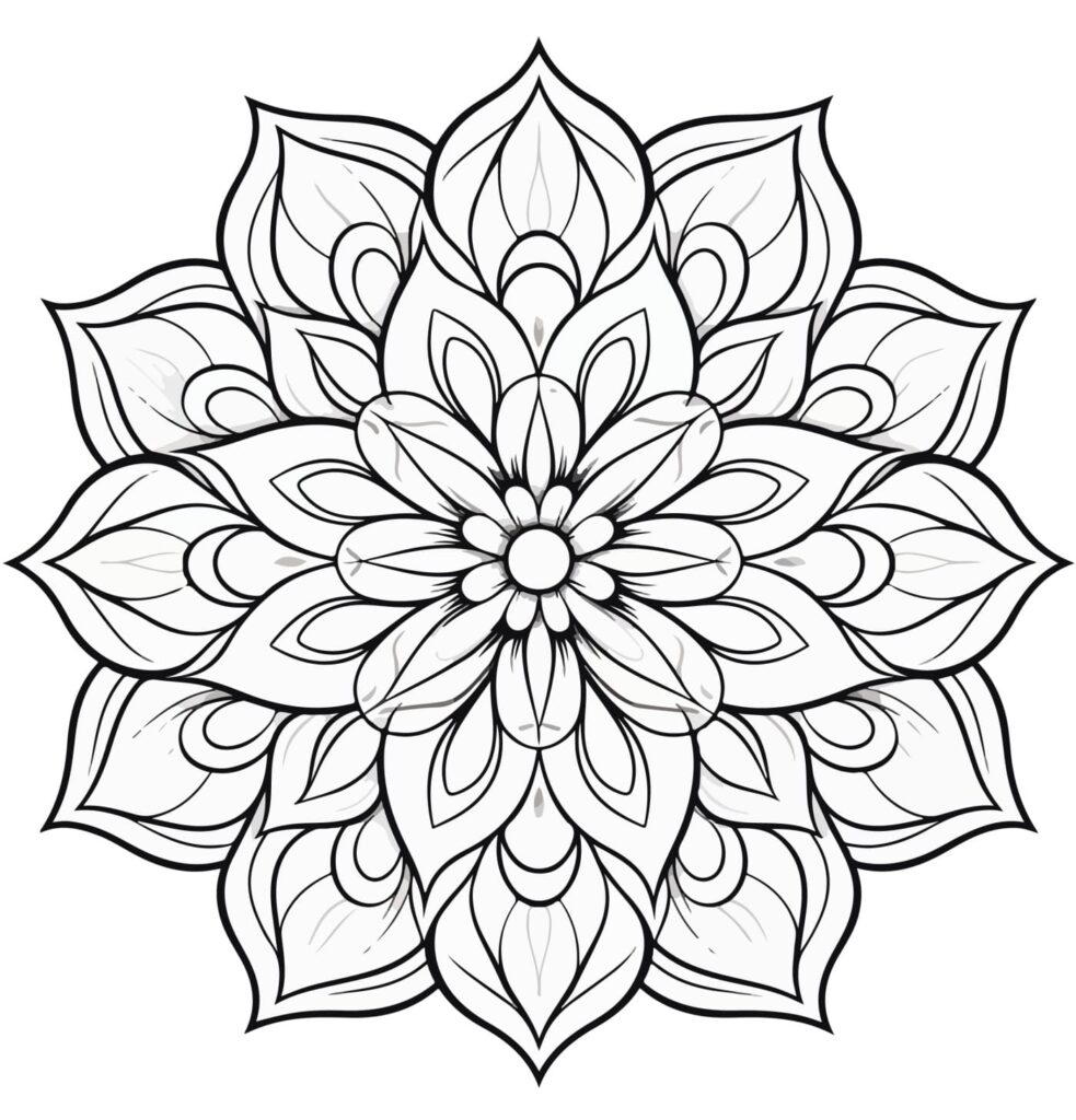 Free Printable Mandalas Coloring Pages for Adults