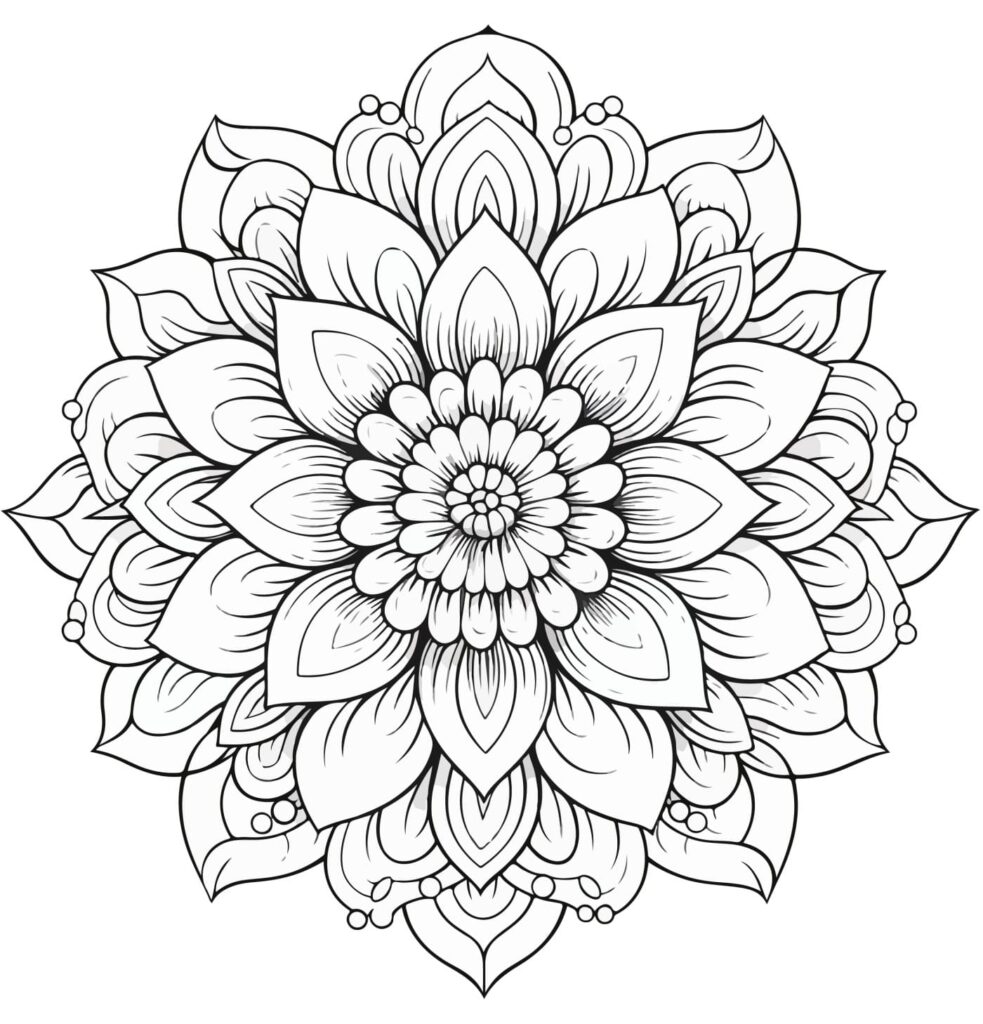 Free Printable Mandalas Coloring Pages for Adults