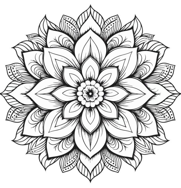 Free Adult Coloring Pages PDF Printable - Coloring Pages for Adult