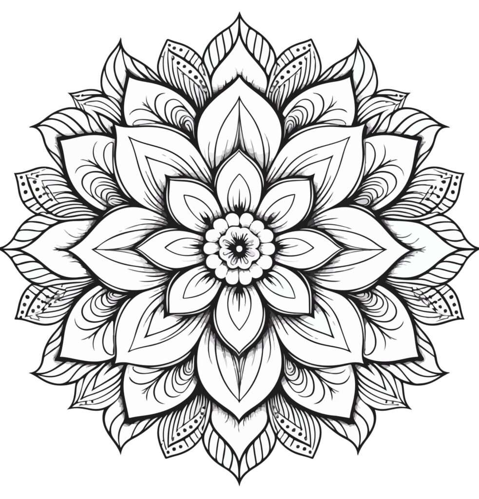 Free Printable Mandalas Coloring Pages for Adults