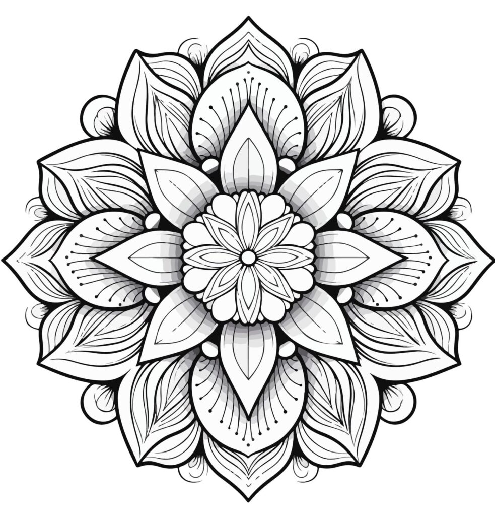 Free Adult Coloring Pages PDF Printable - Coloring Pages for Adult
