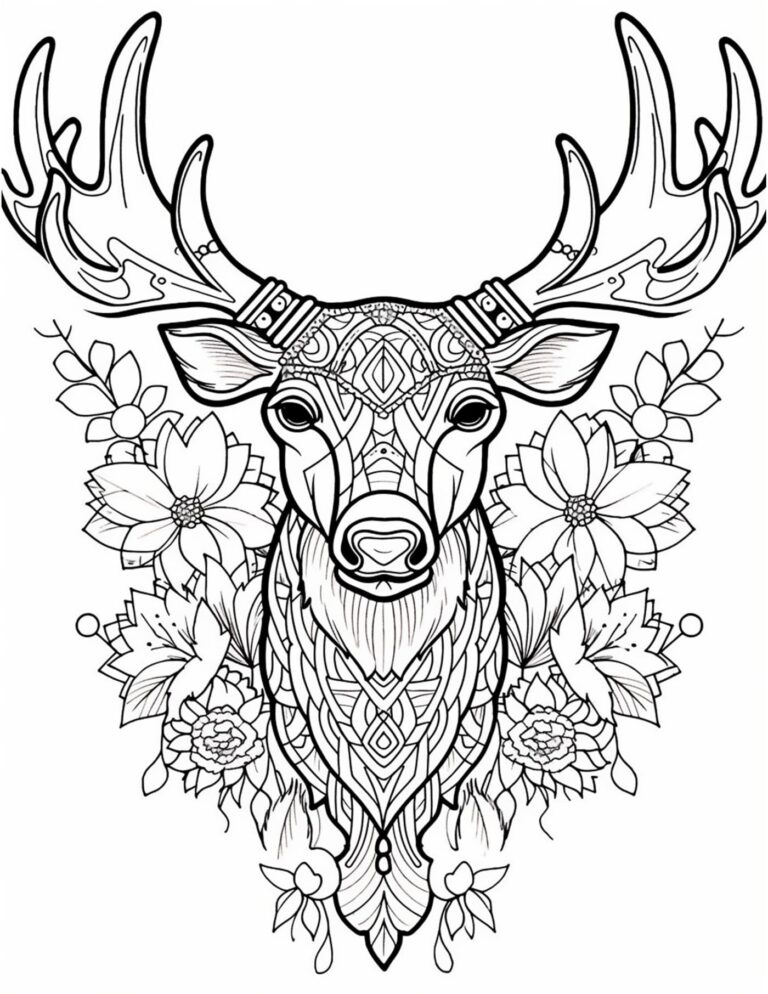 Animals Free Printable Adults Coloring Pages PDF