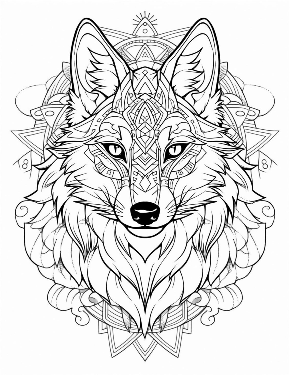Animals Free Printable Adults Coloring Pages PDF