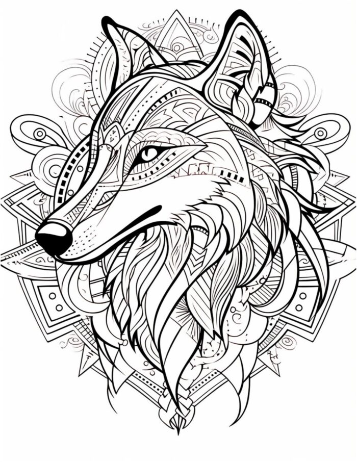 Animals Free Printable Adults Coloring Pages PDF