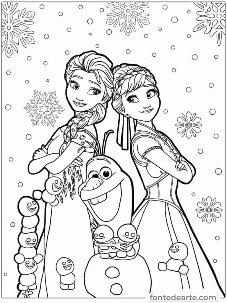 Desenhos Princesas Disney Para Colorir e Pintar Imprimir PDF