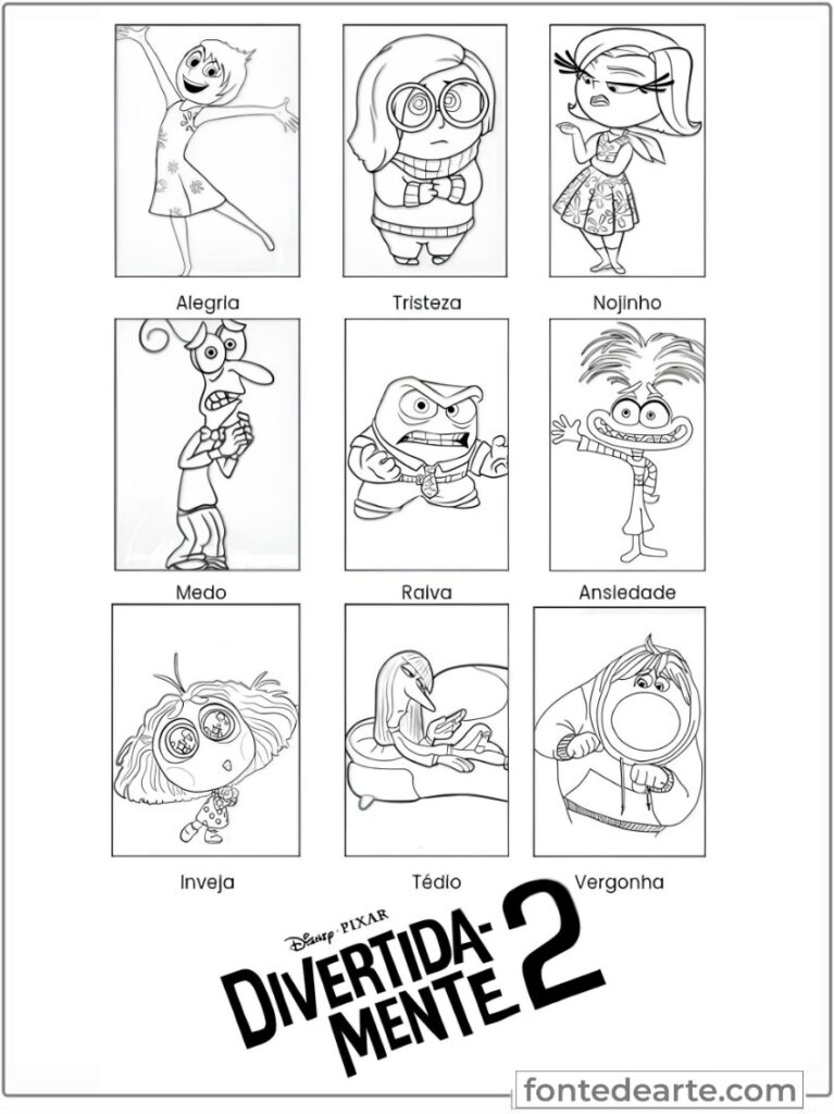 Desenhos Disney Para Colorir e Pintar - Imprimir PDF