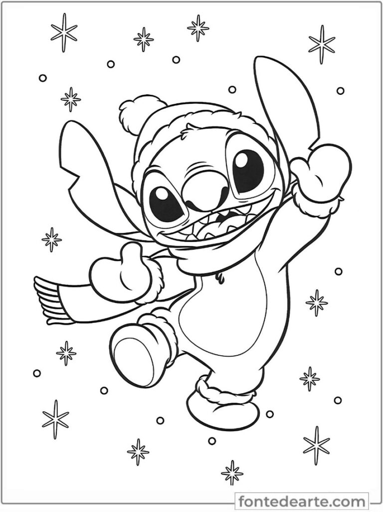 Desenhos Lilo e Stitch Para Colorir - Imprimir PDF