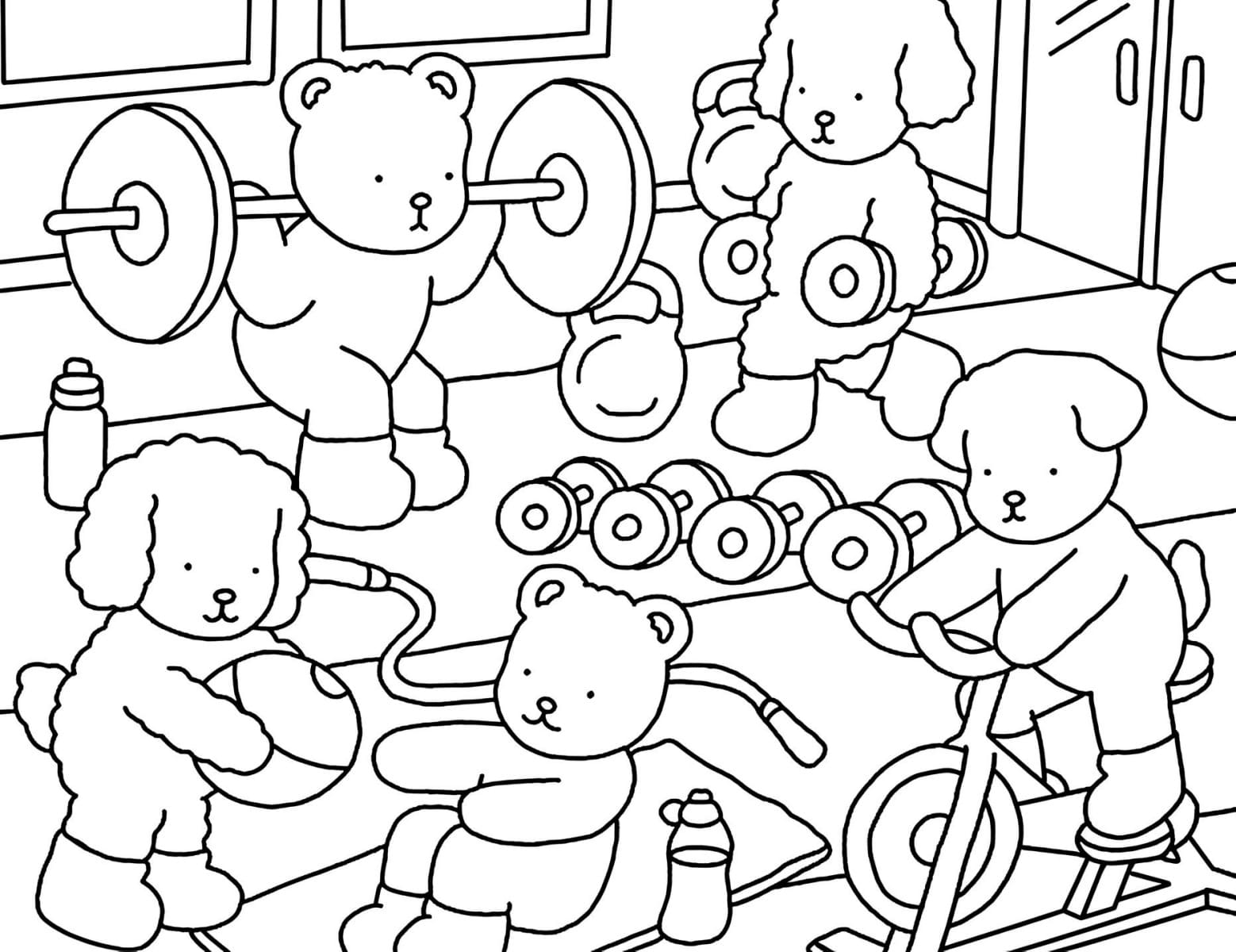 Desenhos Estilo Bobbie Goods Para Colorir Imprimir PDF