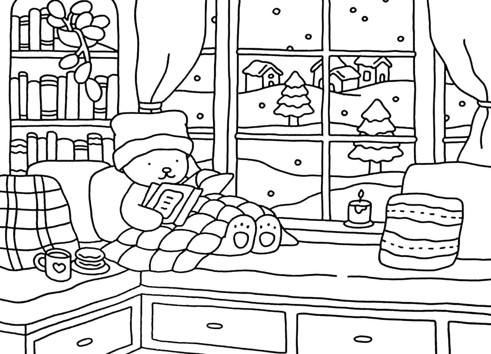 Desenhos Estilo Bobbie Goods Para Colorir Imprimir PDF