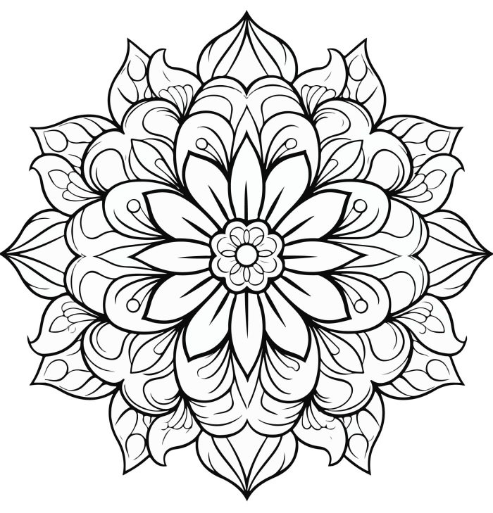 Desenhos Mandalas Para Colorir e Pintar - Imprimir PDF